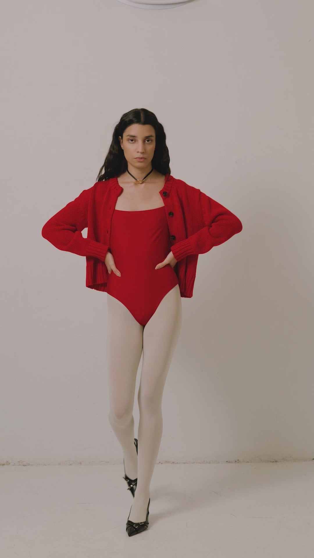 Off-Shoulder Bardi Bodysuit (Limited Edition) Red - Alba – 710 STUDIO